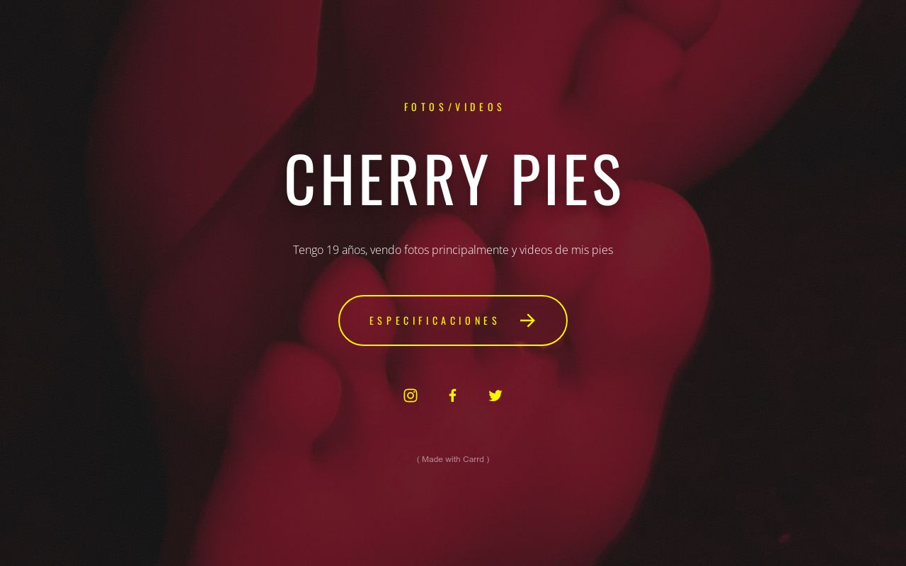 Cherry pies🍒🐾